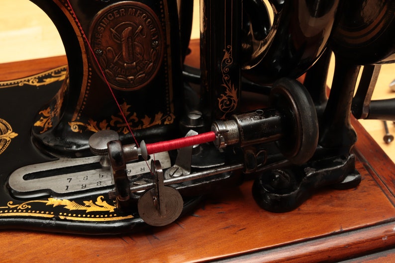 5 X Sewing Machine Bobbins for Vintage Singer 12k 13k Shuttle Machines ...