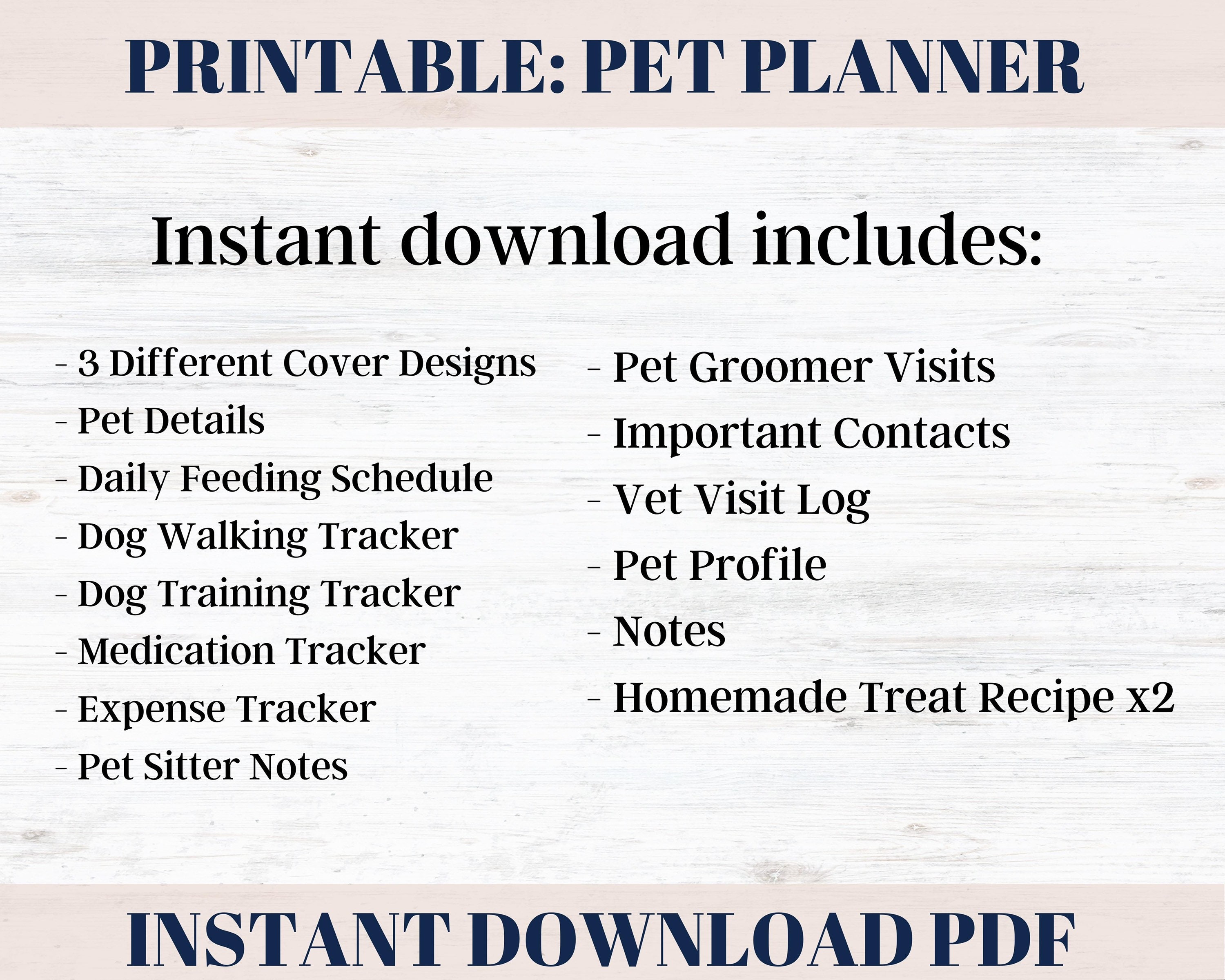 Printable Dog Care Journal, Pet Planner, Dog Mom Planner, Dog Printable ...