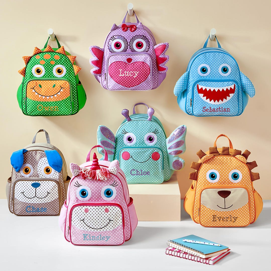 Personalized Little Critter Backpack - for Kids - School Bag - Toddlers ...