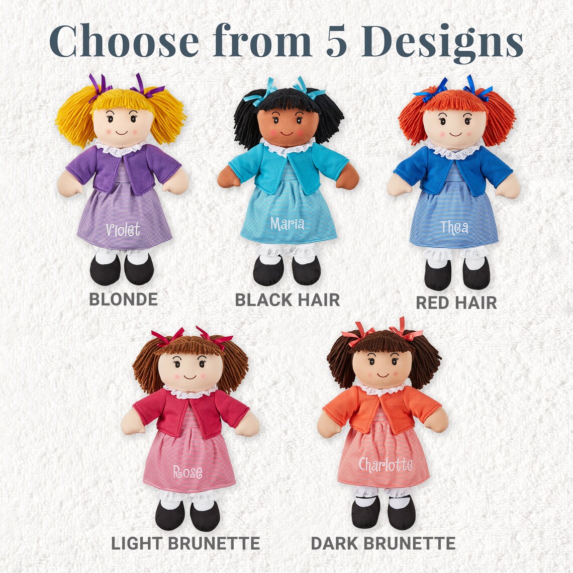 Personalized Cuddle Time Rag Dolls Ages 3 Soft Doll for - Etsy