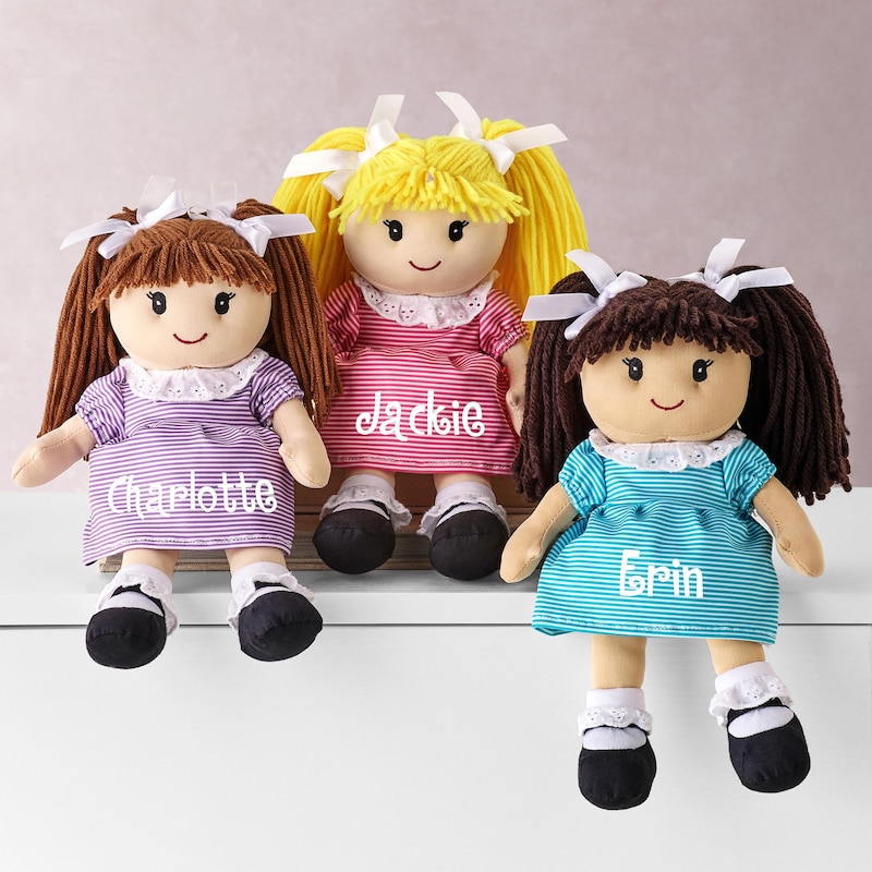 Personalized Rag Doll - Etsy