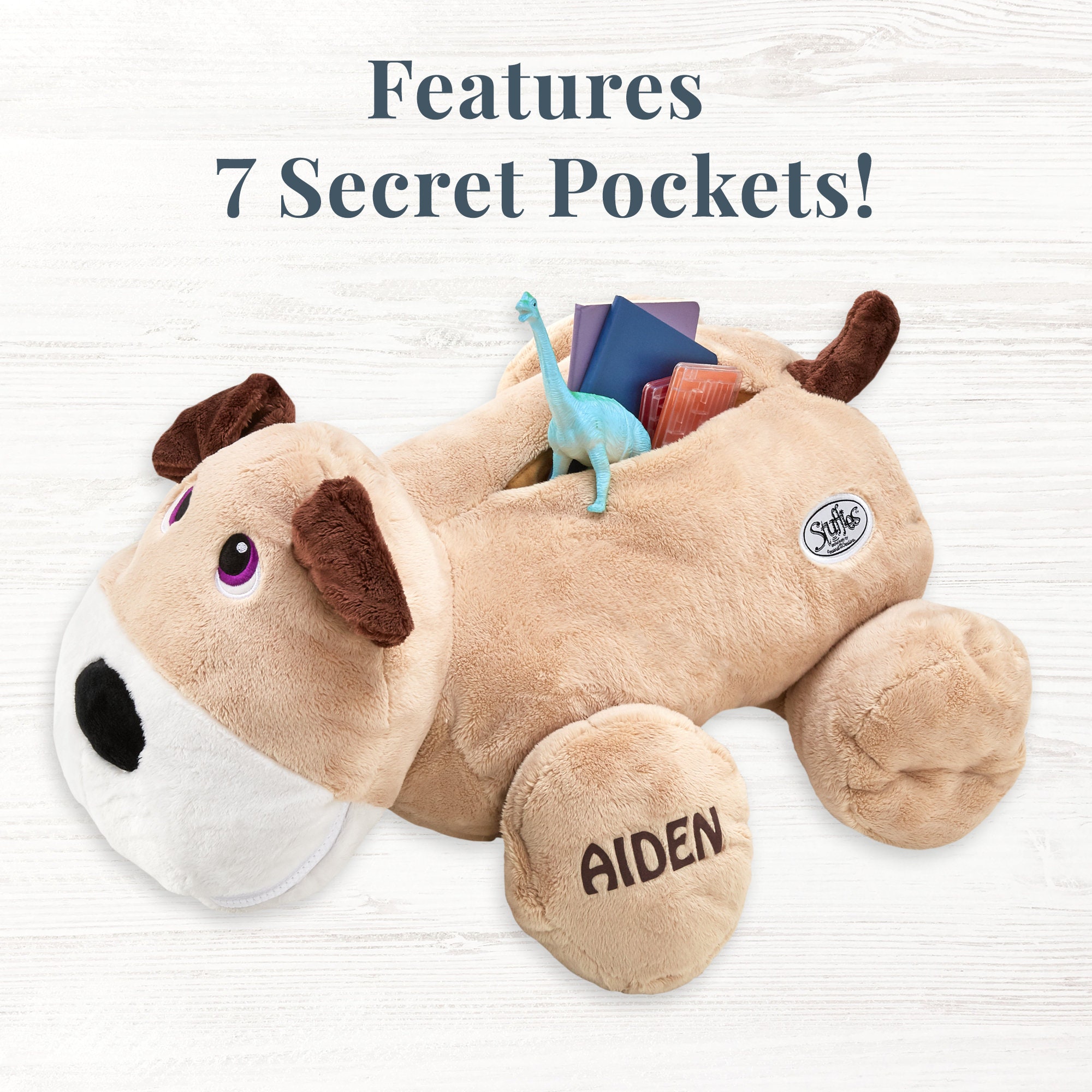 Personalized Stuffed Animal With Pockets Customized Stuffies | Etsy