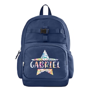 Personalized Tie Dye Star Backpack - Back to School - Kids School Bag ...