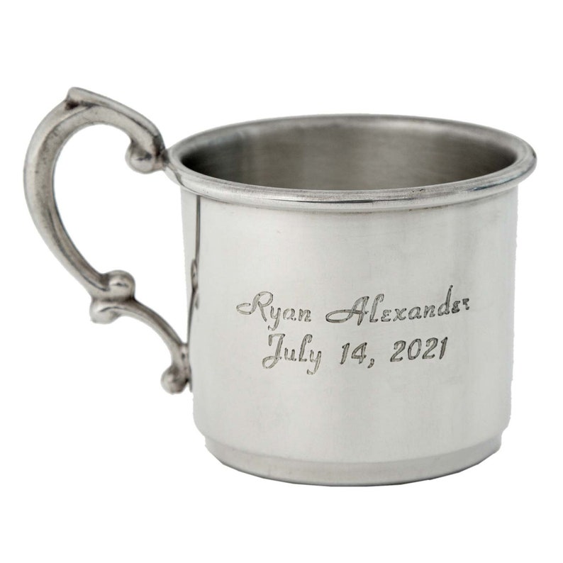 Personalized Pewter Baby Cup for New Parents Newborn Baby - Etsy