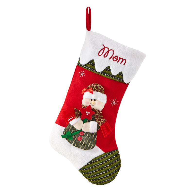 Personalized Snow Cap Christmas Stockings Holiday Décor - Etsy