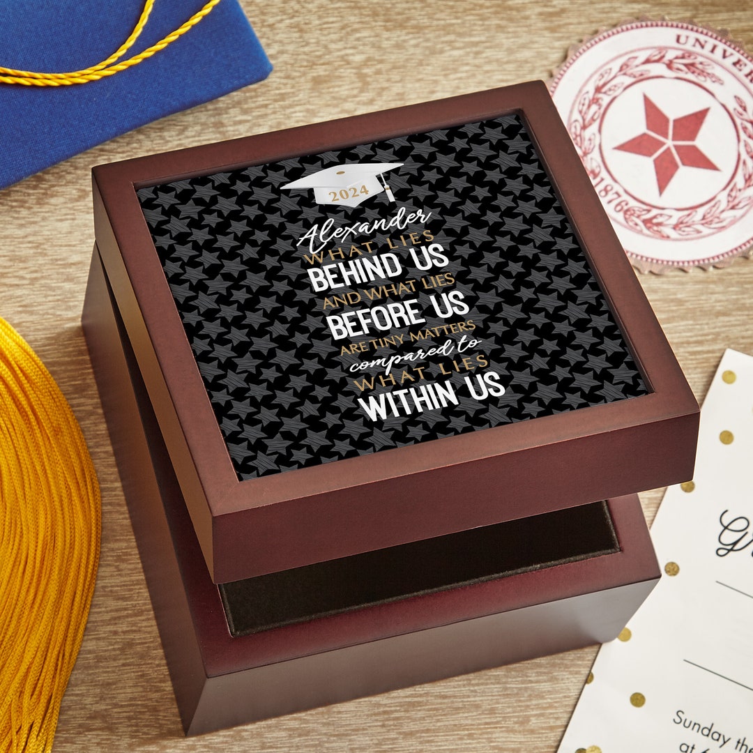 Personalized Keepsake Box - Graduation Memento Box - Class of 2025 ...