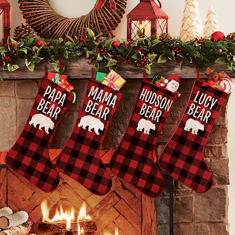 Rustic Christmas Stocking - Etsy