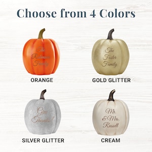 Personalized Open Text Light up Pumpkin - Customize With Any Message ...