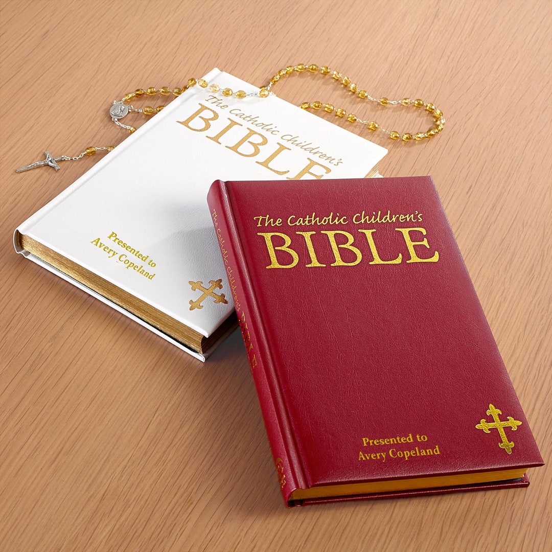 Personalized Children's Bible-catholic Bible-new & Old Testament-for ...
