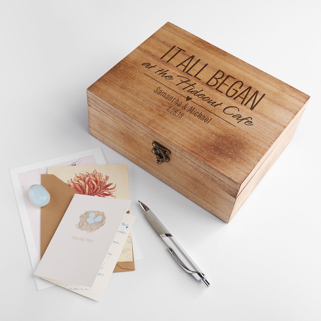 Personalized Where It All Began Memento Box – Keepsake Box - for ...