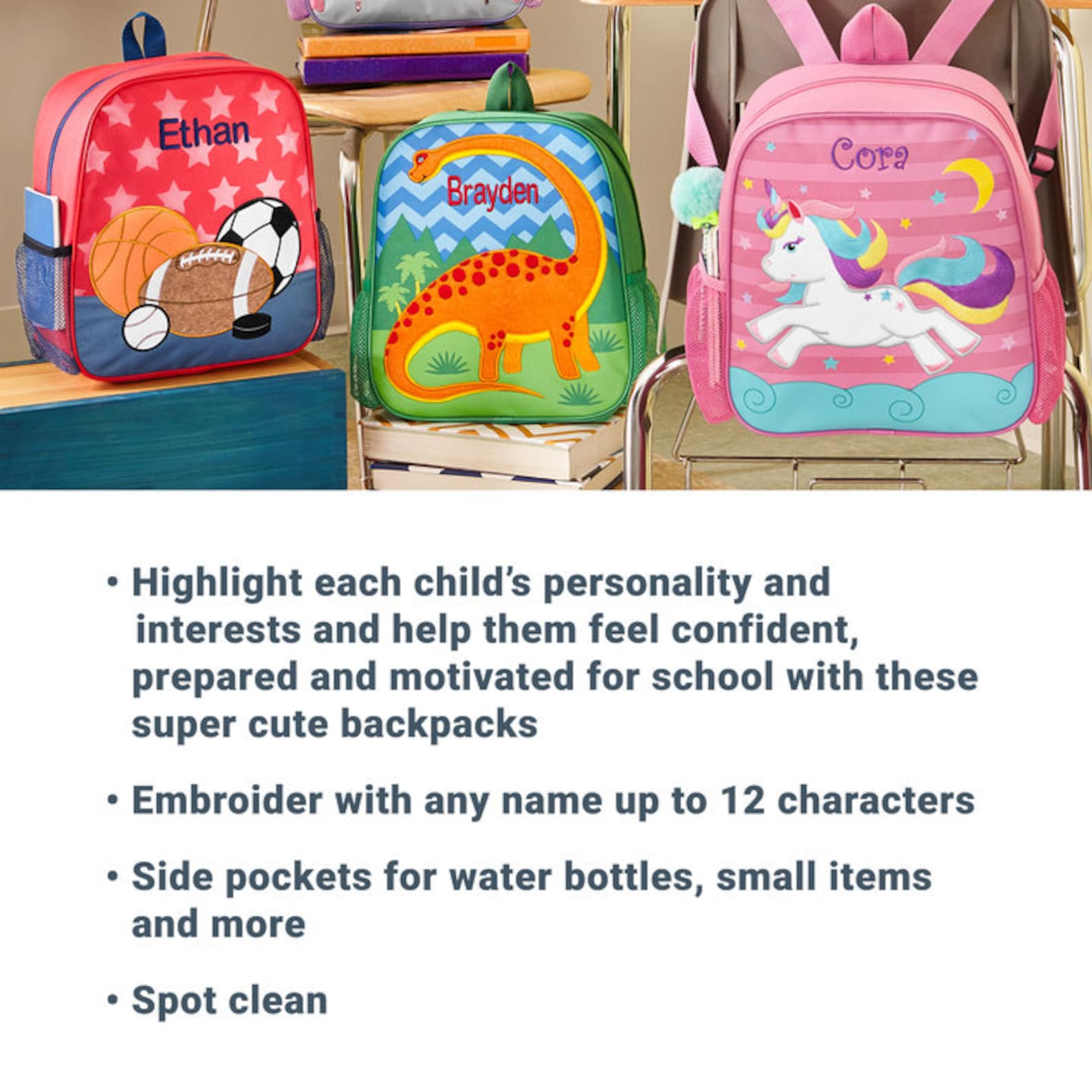 Personalized Just for Me Backpack Back to School Kids Backpack Toddlers ...