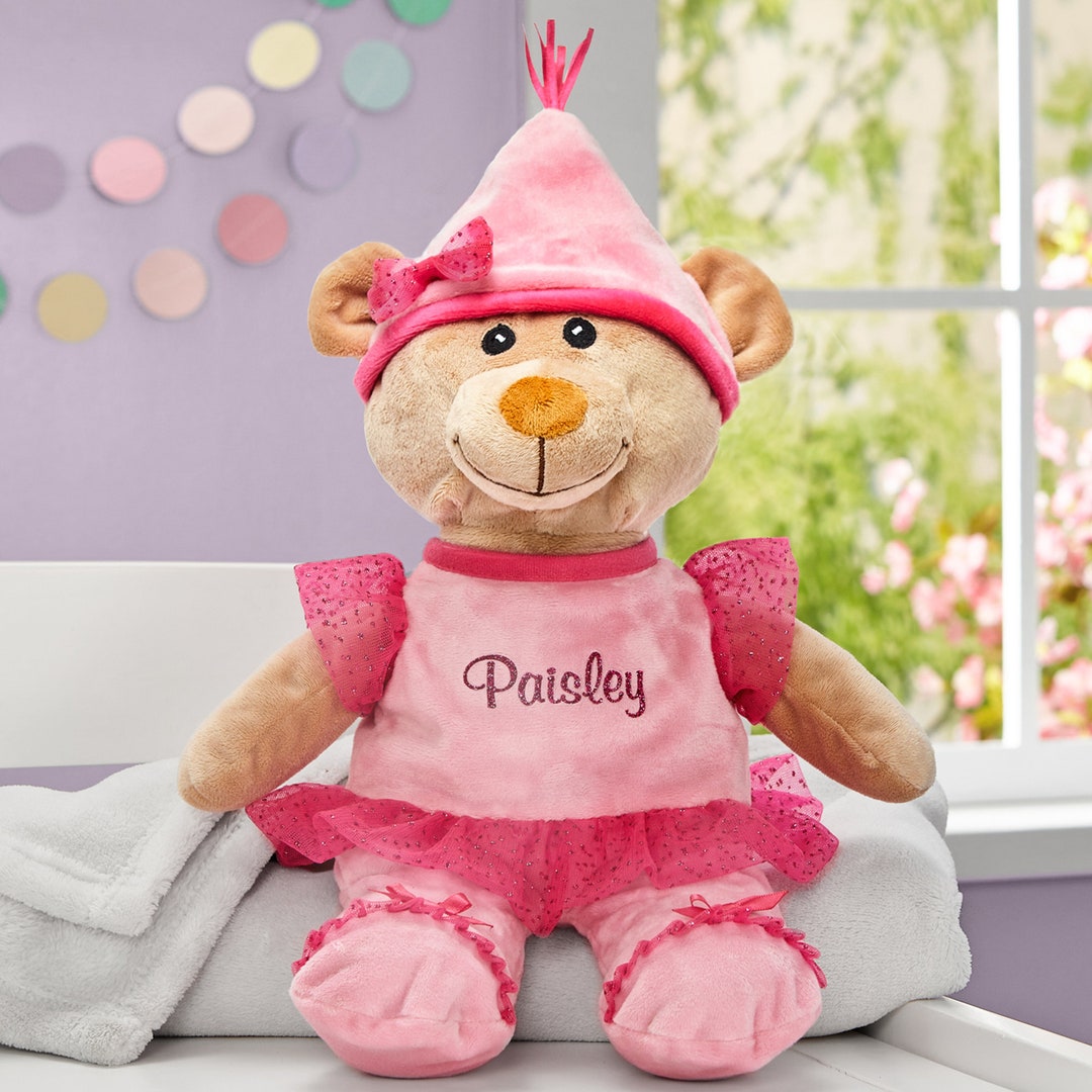 Personalized Princess Bear - Plush Teddy Bear - Plush Toy ...