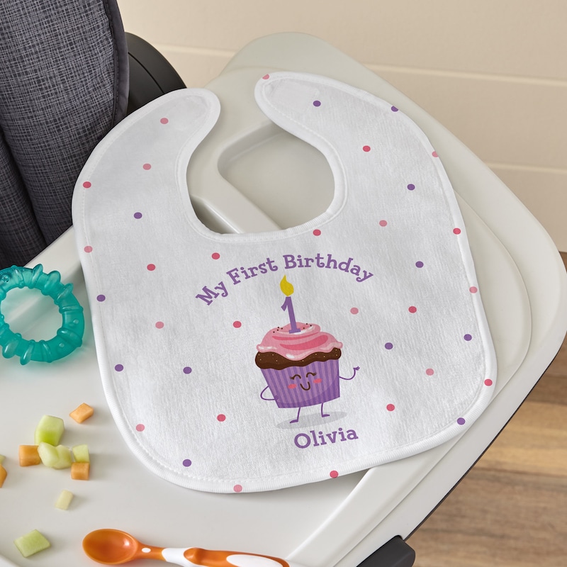 First Birthday Bib Girl - Etsy