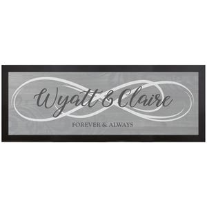 Personalized Infinity Canvas - Custom Wall Art - for Anniversary - for ...