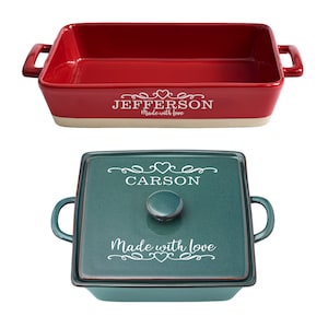 Personalized Made With Love Stoneware - for Her - the Pasta Lover - the ...
