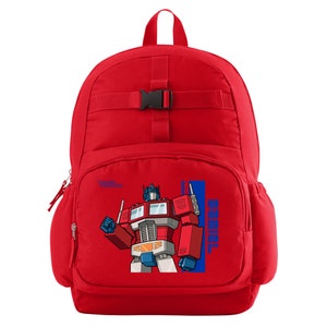 Personalized TRANSFORMERS Back to School Backpack Kids School Bag Book ...