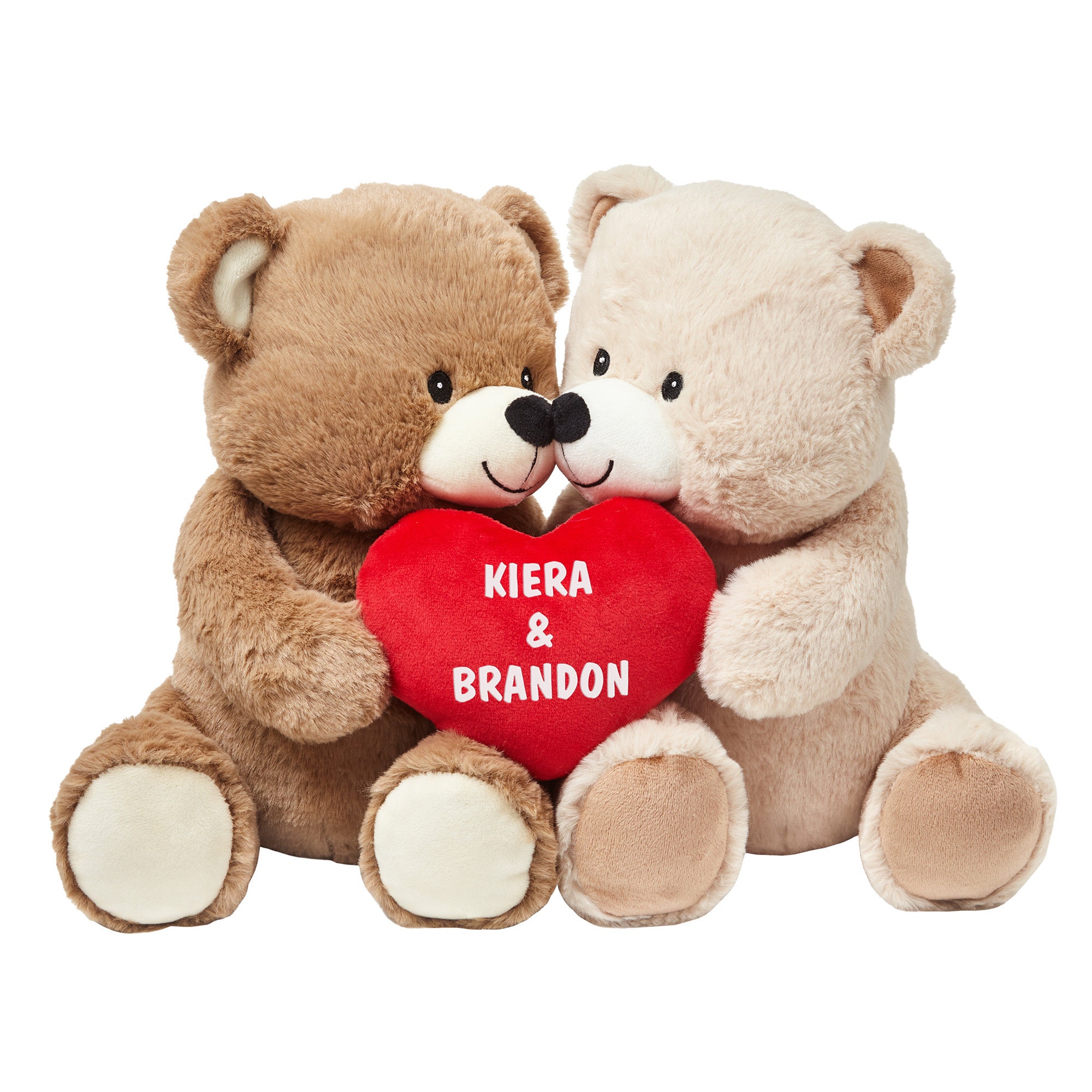 Personalized Kissy Plush Bears-valentine’s Day Gift-for Couples-for Him ...