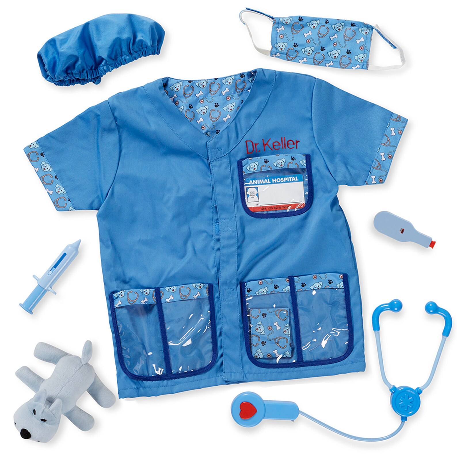 Personalized Melissa & Doug® Veterinarian Dress up Set Kids - Etsy