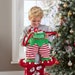 Personalized Christmas Stocking - Elf Pants Stocking - Embroidered ...