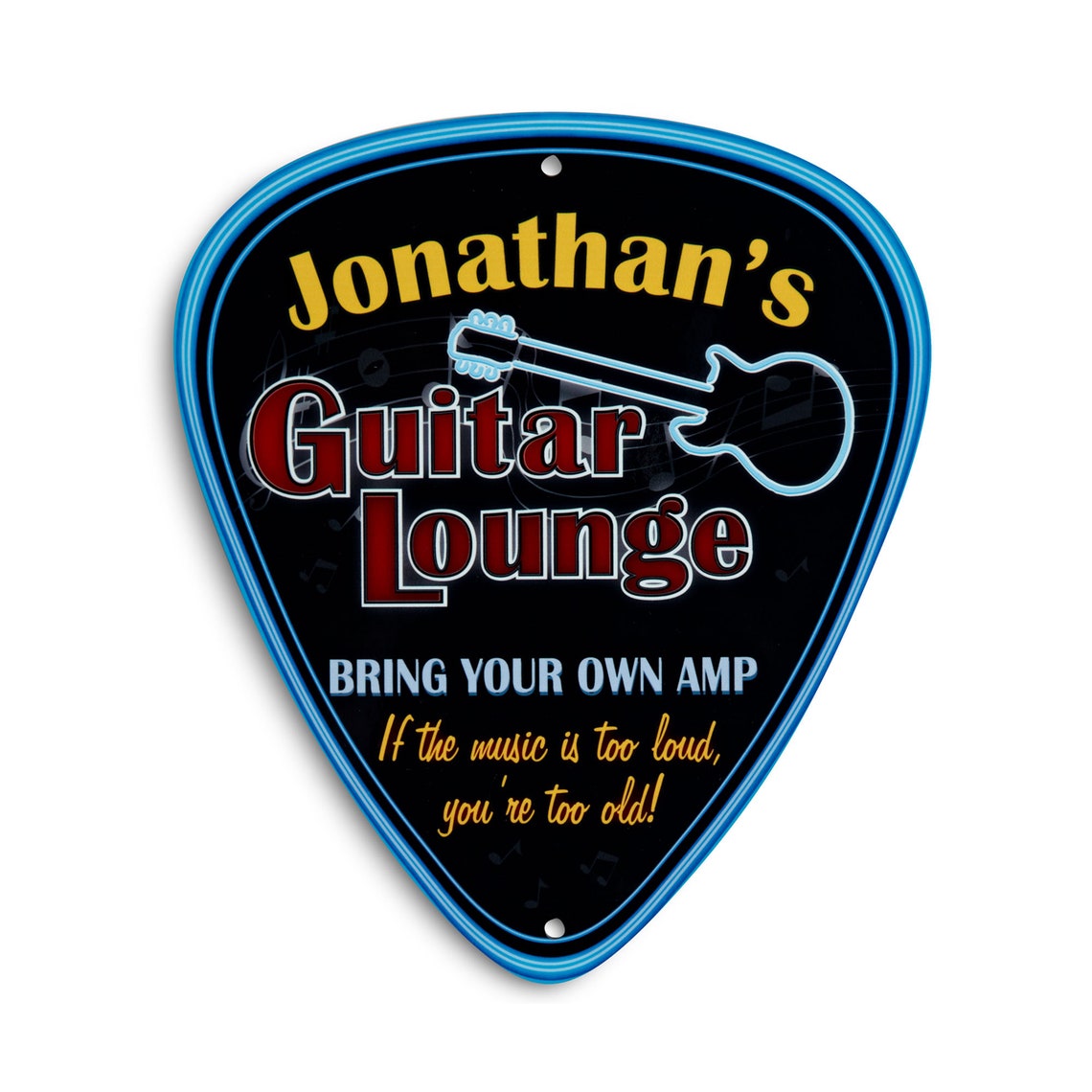Personalized Decorative Guitar Lounge Sign Gift for Music - Etsy