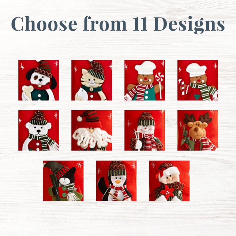 Personalized Snow Cap Christmas Stockings Holiday Décor - Etsy