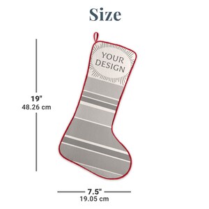 Personalized Family Stockings - Wintry Plaid Christmas Stocking With ...