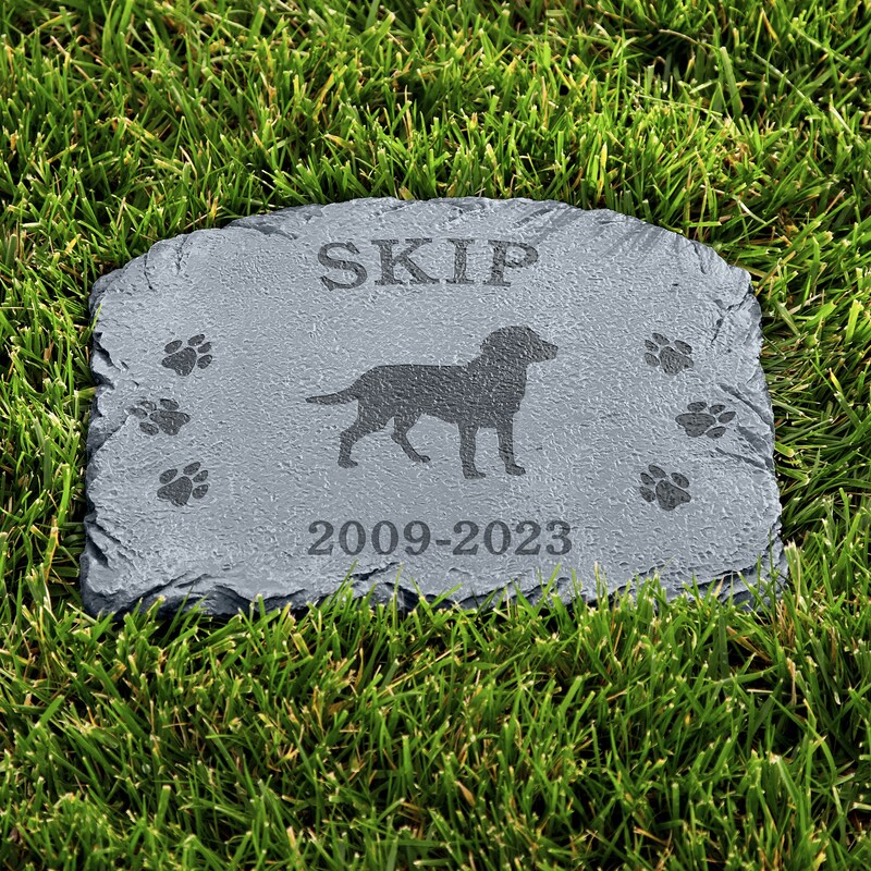Dog Memorial Stone - Etsy