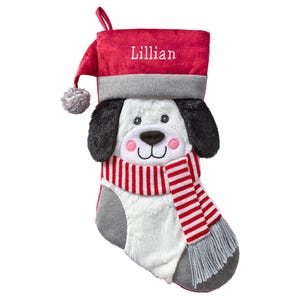 Personalized Furry Friends Christmas Stockings - Holiday Décor - Plush ...