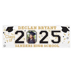Personalized Graduation Banner - Graduation Party Decorations ...