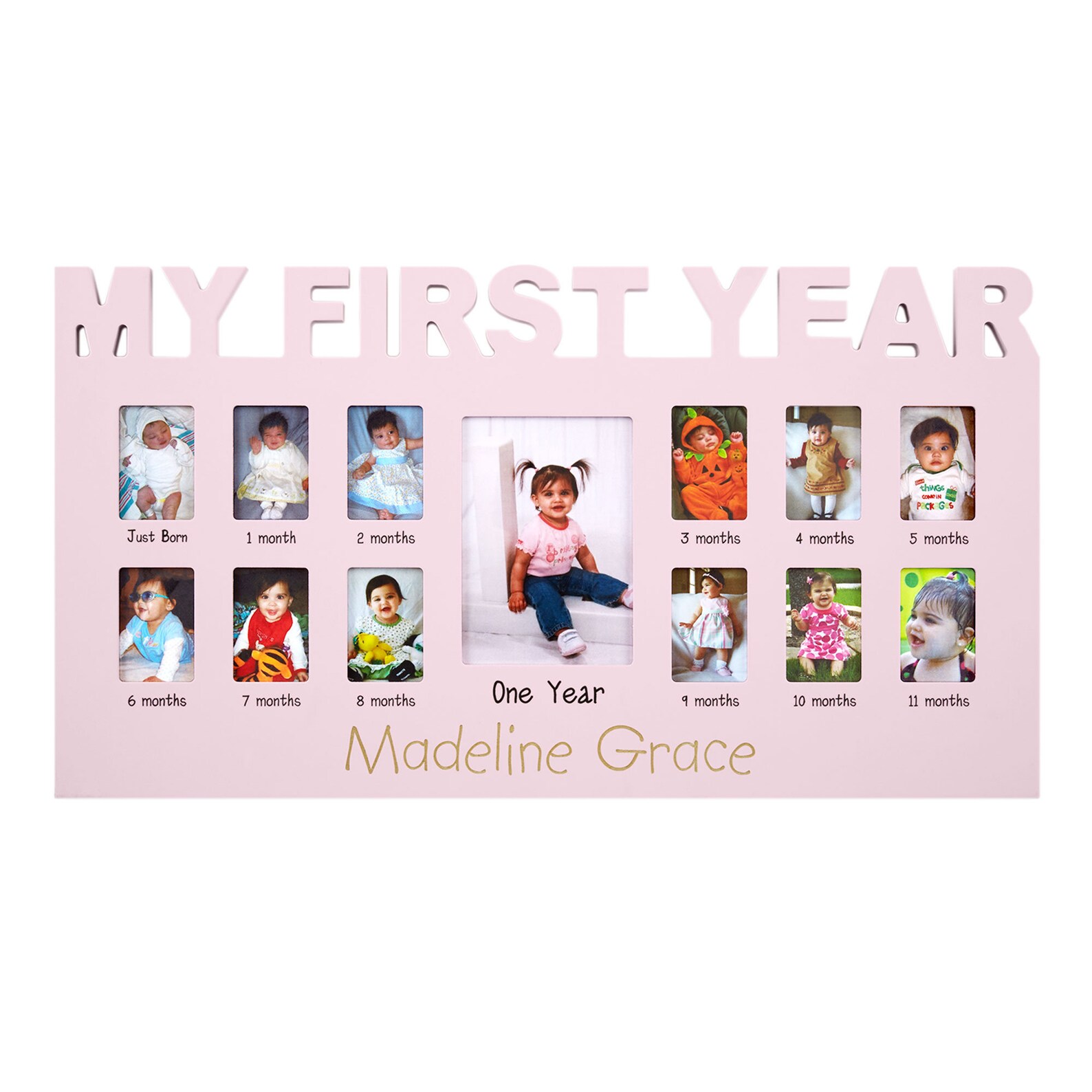 Personalized Baby's First 12 Months Frame Personalized - Etsy