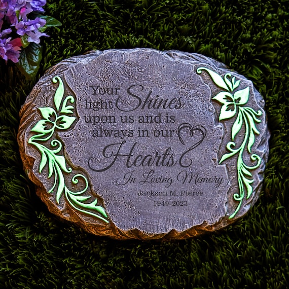 Engraved Memory Garden Stepping Stones