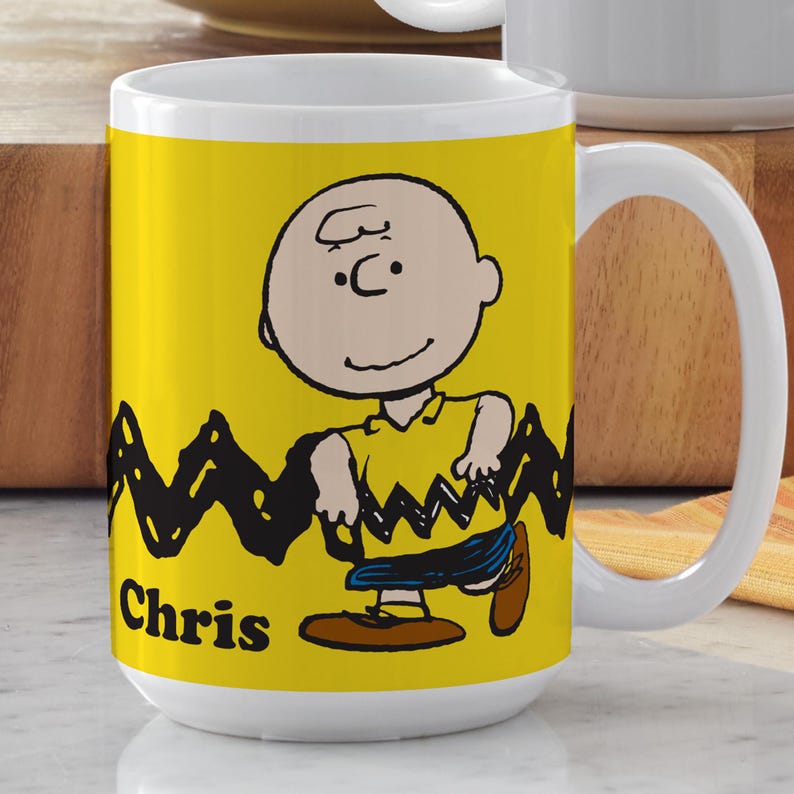Personalized PEANUTS® Character Mug - Charlie Brown Mug - Snoopy Mug ...
