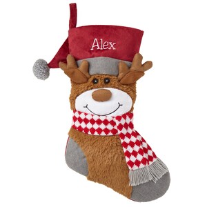 Personalized Furry Friends Christmas Stockings Holiday Décor Plush ...