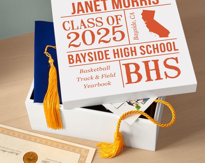 Personalized Class of .... Senior - Graduate - Luxury Gift Box - Gift ...