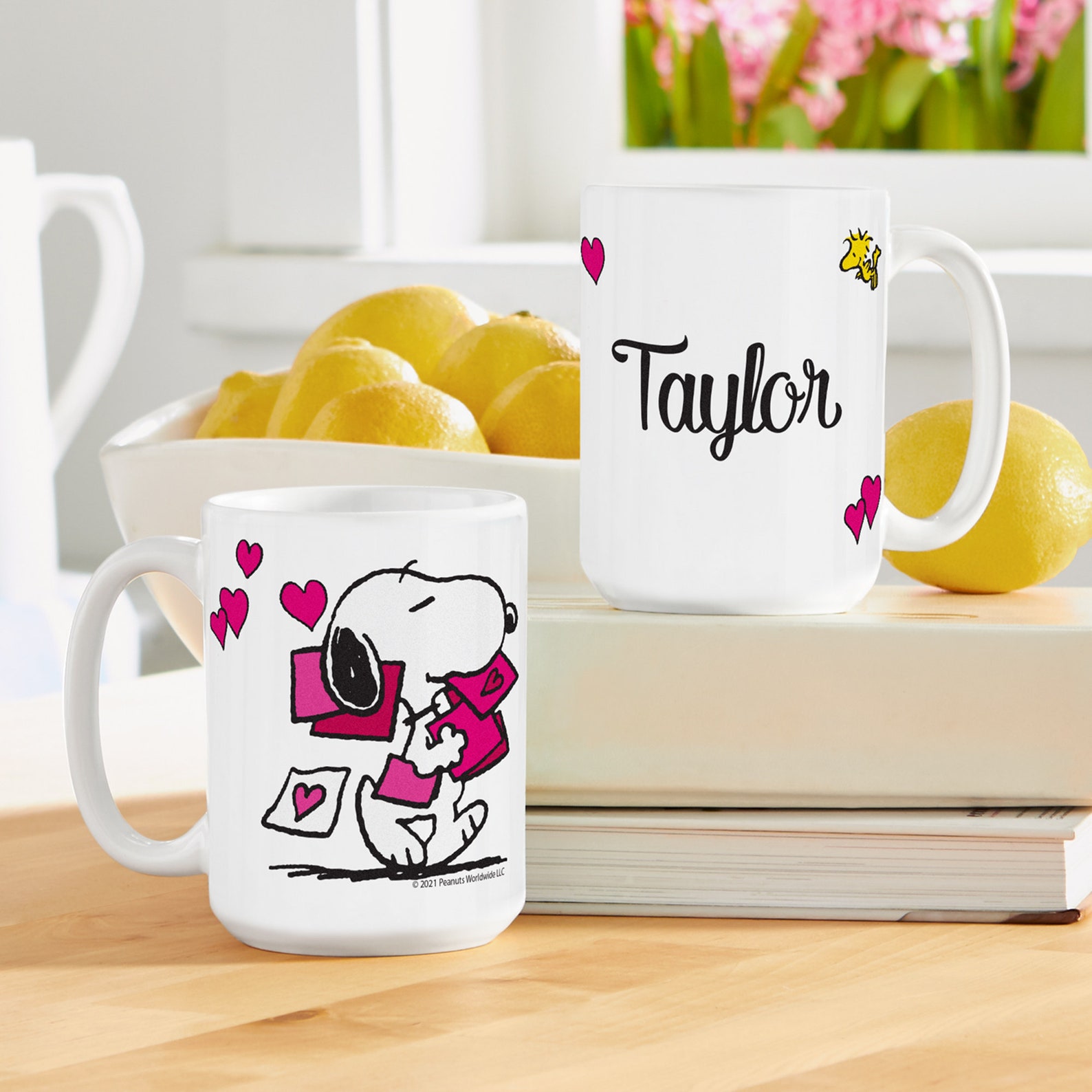 PEANUTS® Personalized Love From Snoopy™ Mug - for Her - for Him ...