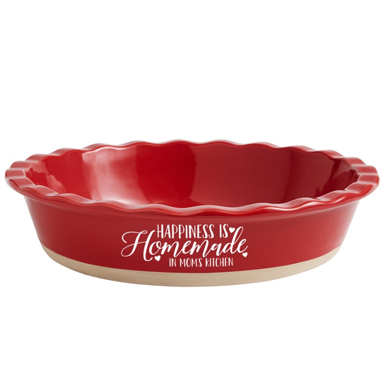 Personalized Stoneware Collection - Happiness is Homemade-cookware- for ...