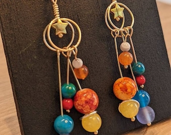 Solar System Earrings - Etsy