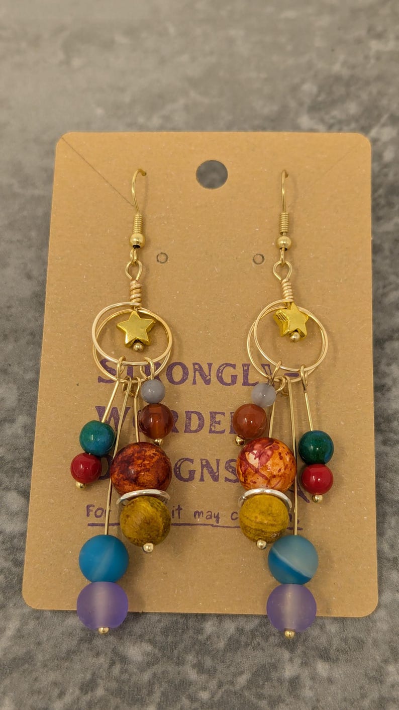 Solar System Earrings - Etsy