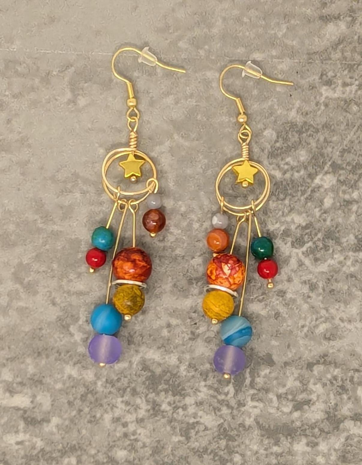 Solar System Earrings - Etsy