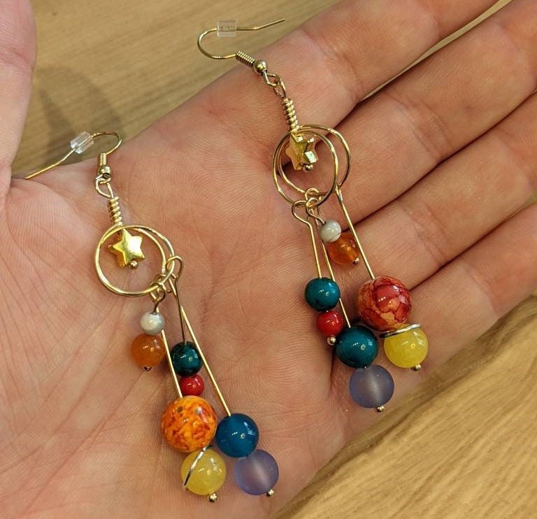 Solar System Earrings - Etsy