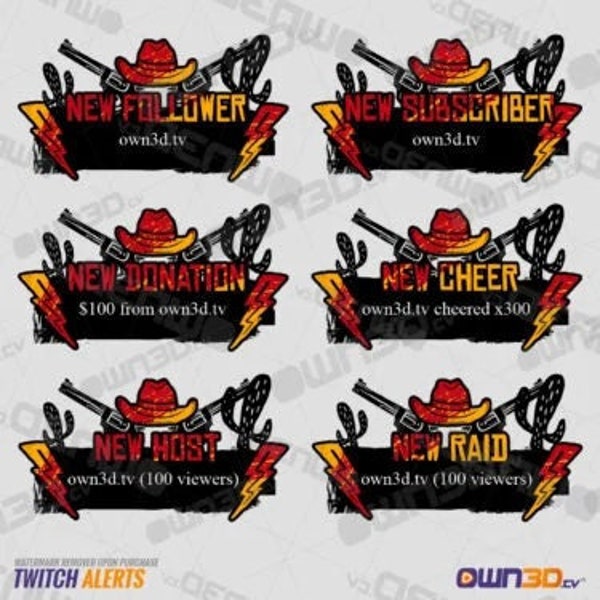 Twitch Overlay Red Dead Redemption - Etsy