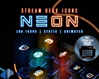 Starry Night Sky Animated Stream Deck Icons 200 Stream Deck - Etsy