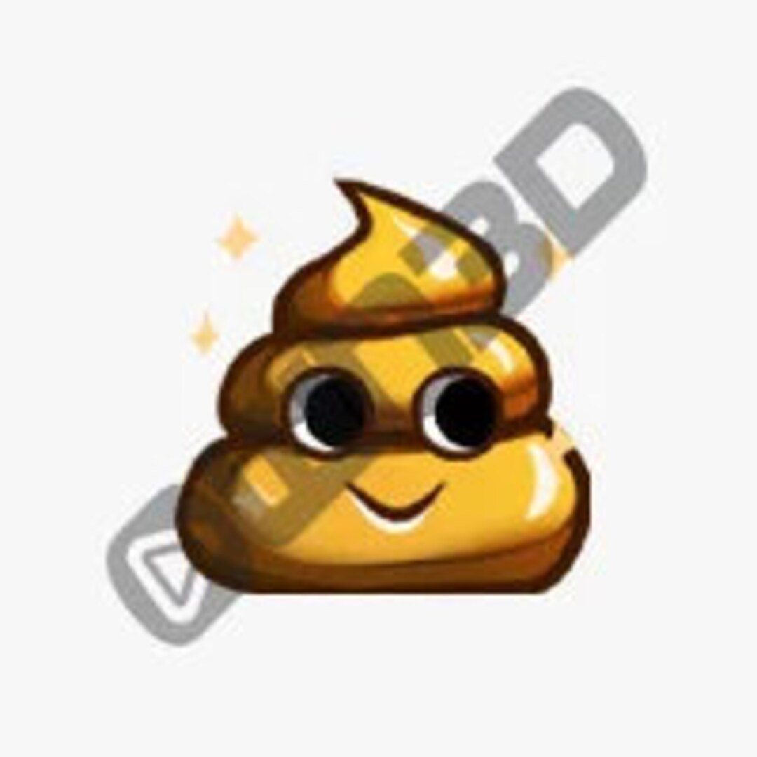 Golden Poopy Channel Points - Etsy