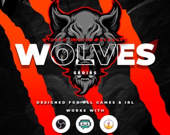 Animated Stream Overlay Package Roccit - Etsy