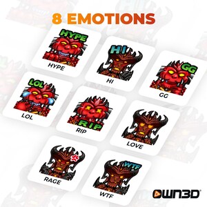 Diablo Emotes - 8 Pack [twitch | Kick | Youtube | Discord] - Etsy