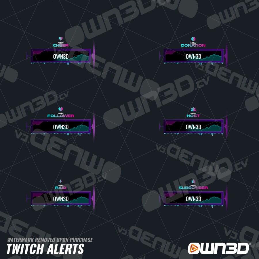 Animated Twitch Overlay Package Beat [twitch | Kick | Youtube] - Etsy