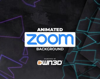 Spaceship Animated Zoom Background - Etsy