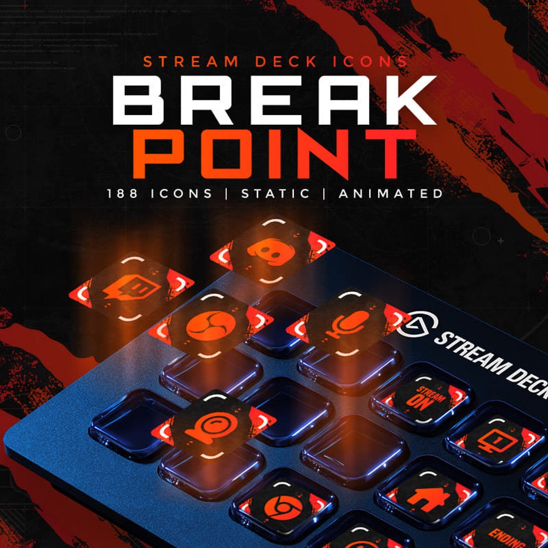 Breakpoint Stream Deck Icons - Etsy