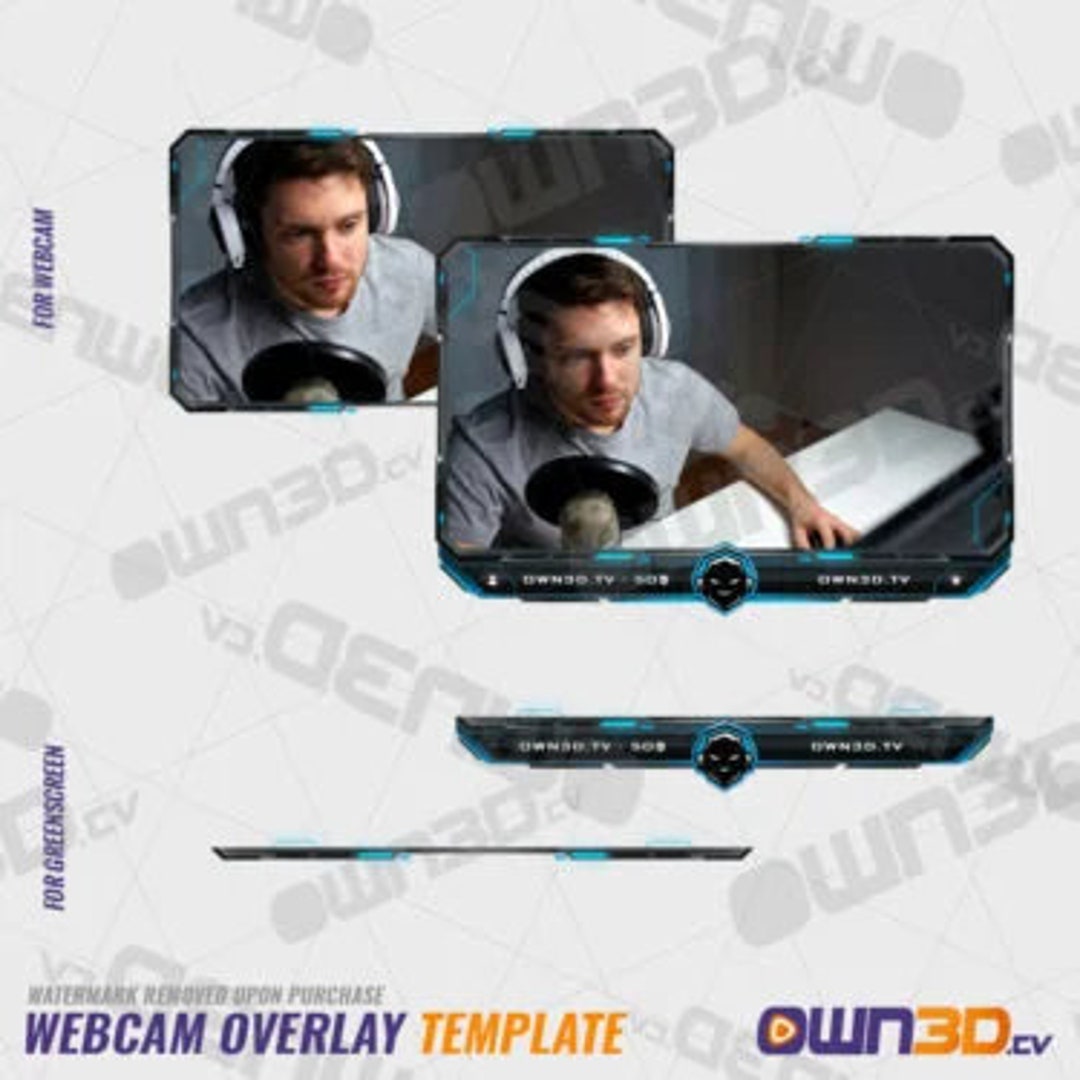 Gamerz Webcam Overlay / Animated Cam Template - Etsy
