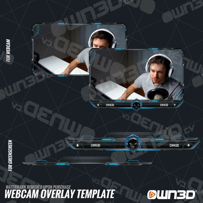 Animated Stream Overlay Package Gamerz twitch Kick - Etsy
